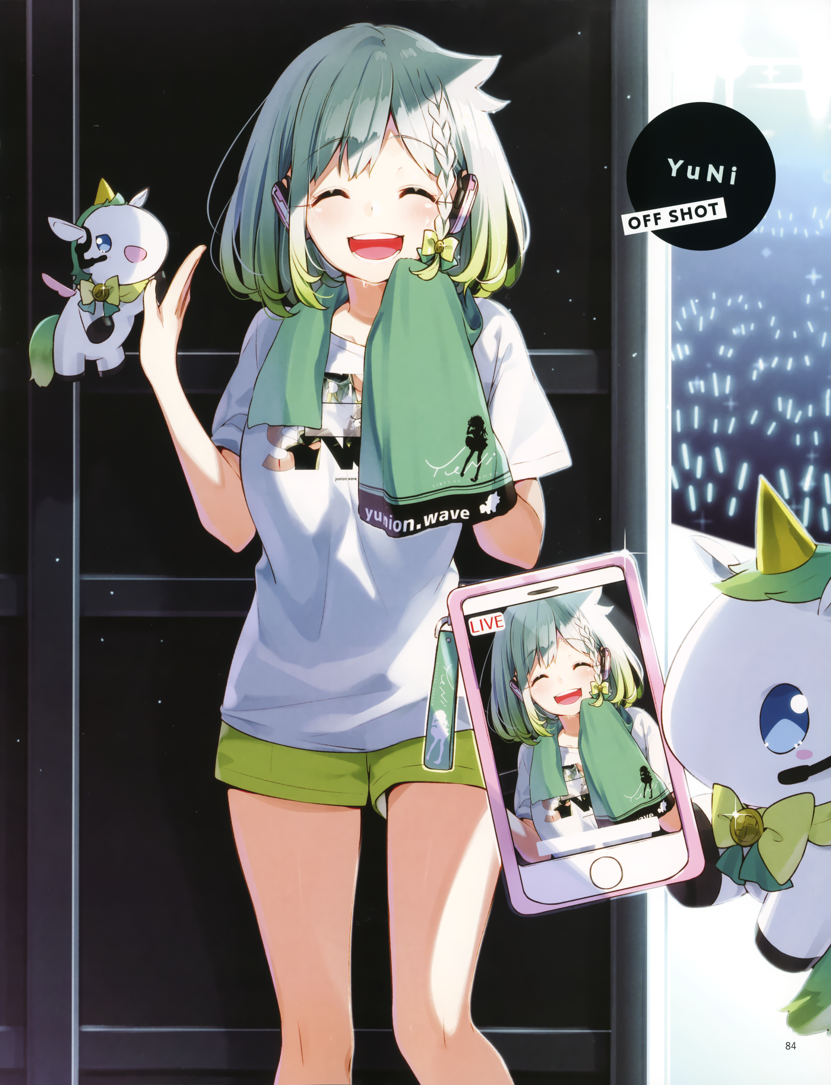 sakuragi ren yuni channel yuni (yuni channel) headphones | #515749 | yande.re